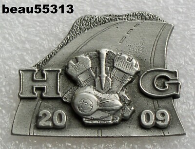 ⭐HARLEY DAVIDSON ENGINE HOG CHAPTER OFFICERS 2009 PEWTER JACKET VEST ...