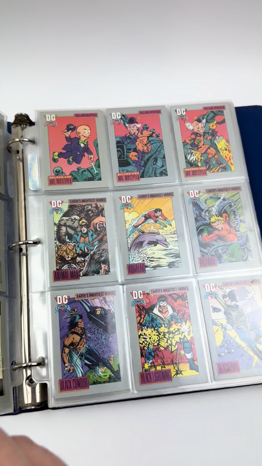 1991 + 1993 DC Comics Trading Card COMPLETE Base Sets 1-150 + 1-180 ...
