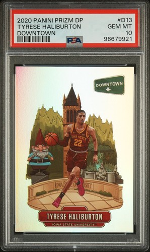 2020 Panini Prizm Draft Picks Downtown Tyrese Haliburton #13 PSA 10 | eBay