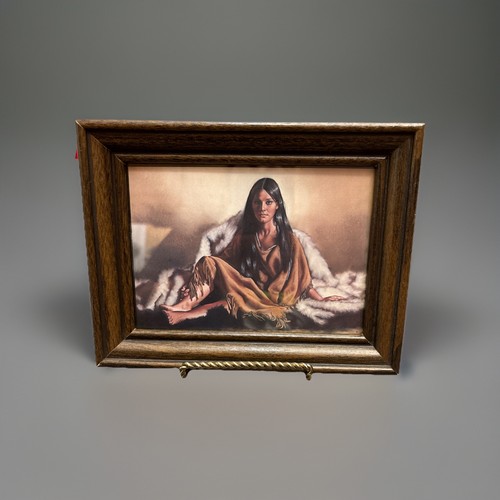 Framed Art Print By Penni Anne Cross Native American “Ochia-Bia-E-Ches ...