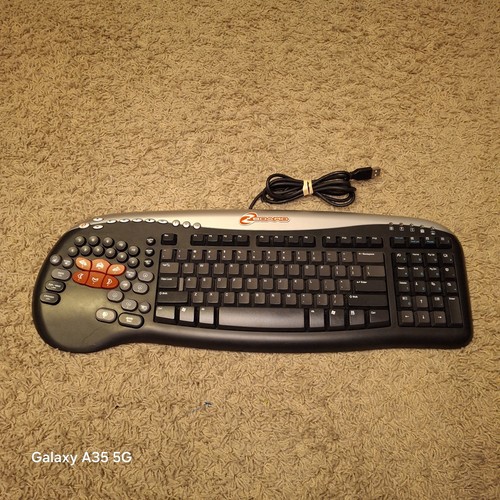 ZBoard MERC Gaming Keyboard Model KU-0453 - Vintage Rare - Tested ...