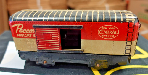 Vintage Marx Tin New York Central Pacemaker Freight Service Box Car | eBay