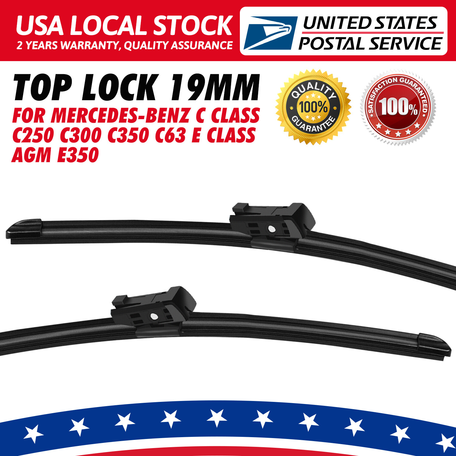 New For Mercedes-Benz Front Windshield Wiper Blade Set OE 2128201700 | eBay