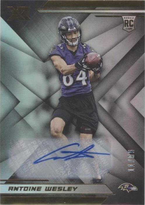 2019 Panini XR - Rookies Antoine Wesley #166 Autographs /99 (AU, RC ...