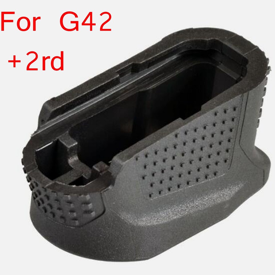 2PCS Glock 42 For Enhanced Mag Base Plate Extension Add +2 Rd Nylon | eBay