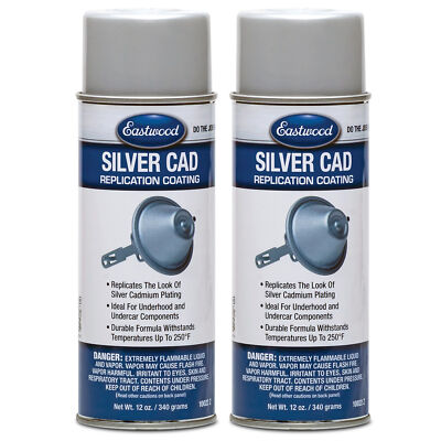 Eastwood Silver Cad Replicate Cadmium Plating Aerosol Spray Paint 12 oz ...