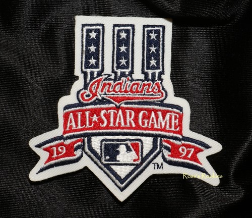 1997 ALL STAR GAME MLB BASEBALL PATCH CLEVELAND INDIANS - JACOBS FIELD ...