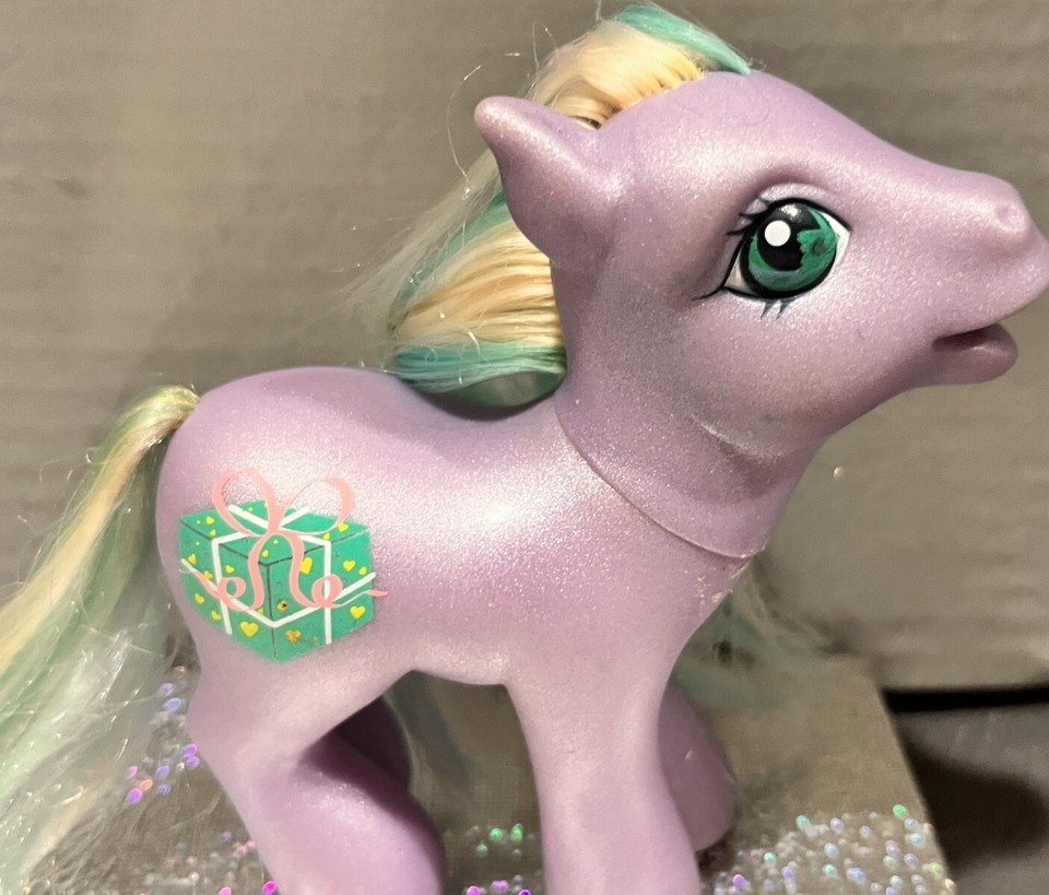 Vintage MLP My Little Pony Toy Doll G3 Razzaroo Birthday Present Hearts ...