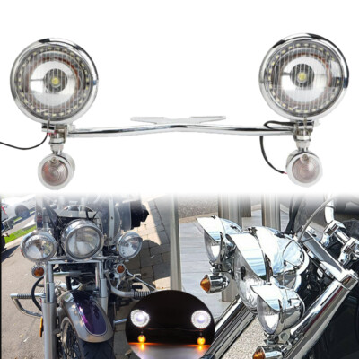 Passing Turn Signals Lights Bar For Kawasaki Vulcan VN 1500 1600 1700 ...