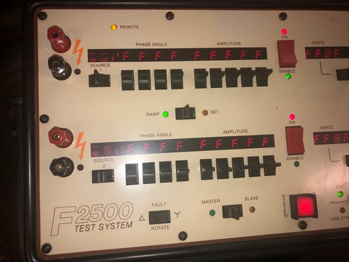 DOBLE F2500 Single Phase Relay Tester. Our #2 | eBay