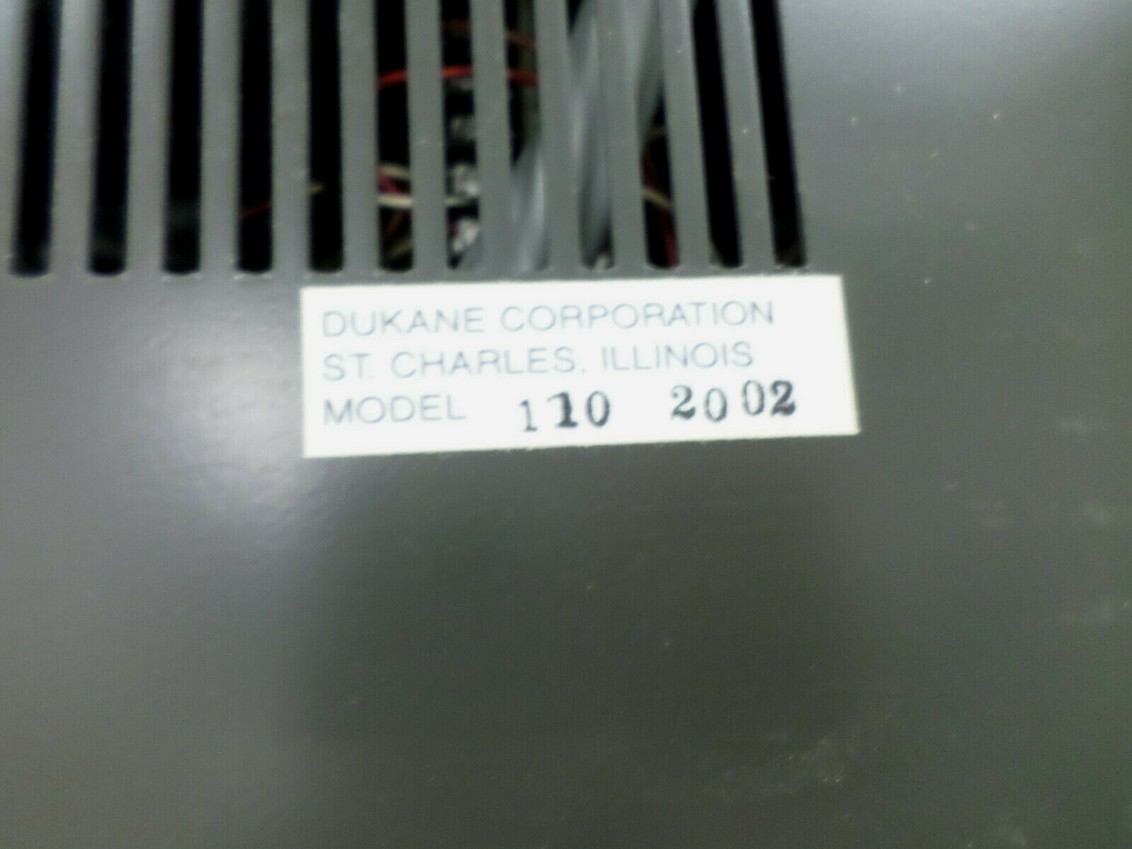 VINTAGE Dukane Nurse Call Master Station 4A2020 110-2002 *RARE*MOVIE ...