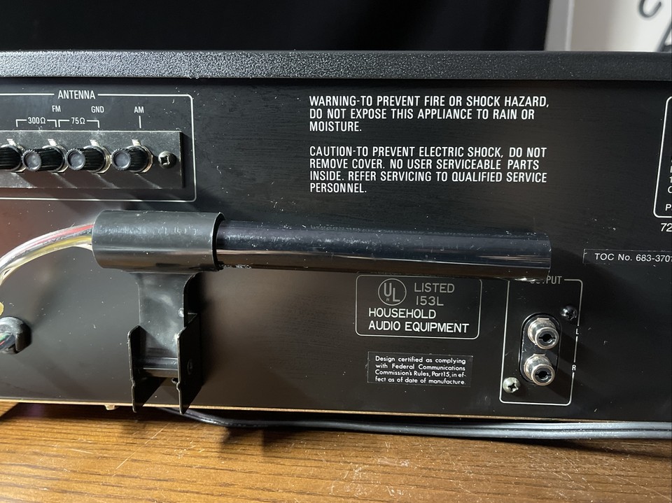 MCS 3701 Modular Component Systems Vintage Stereo AM/FM Tuner Tested ...