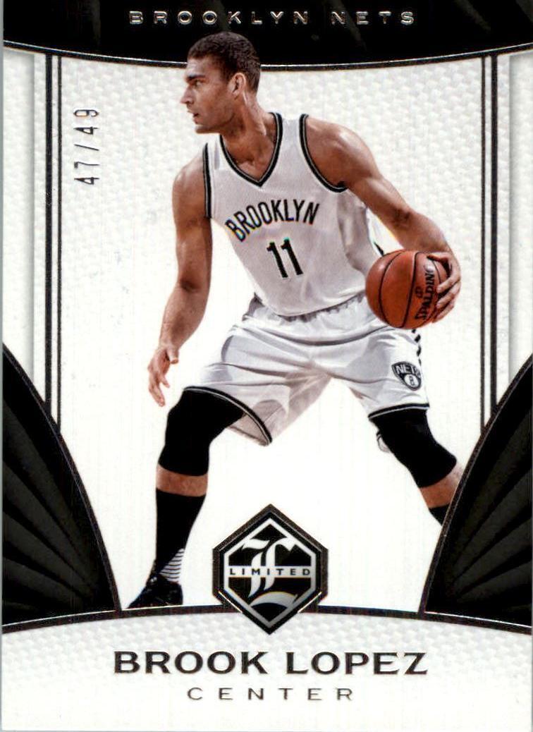 2016-17 Panini Limited - Brook Lopez #66 Spotlight Silver /49 for sale ...