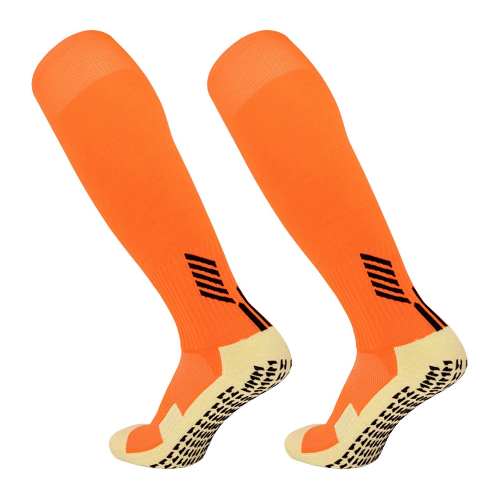1 Pair Soccer Socks Anti-slip Warm Knee High Long Stockings Football ...