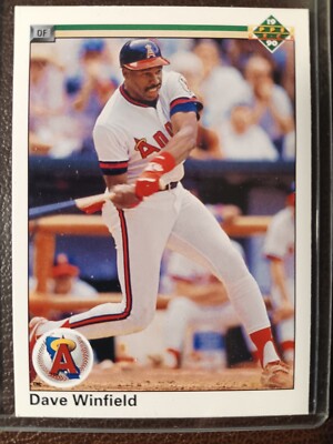 DAVE WINFIELD CALIFORNIA ANGELS 1990 UPPER DECK BASEBALL #745 | eBay