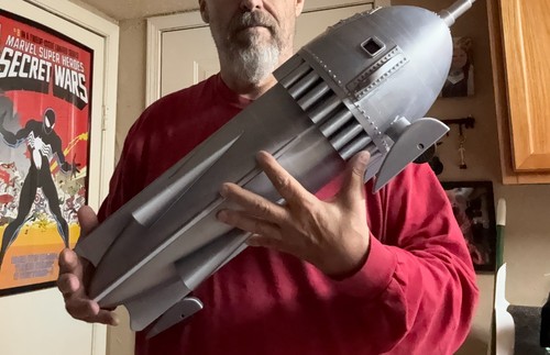 Flash Gordon Dr. Zarkov Rocketship Replica 1936 Serial Rocket | eBay