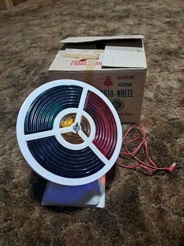 Vintage Colortone Roto-Wheel Color Wheel Aluminum tree NOT WORKING | eBay