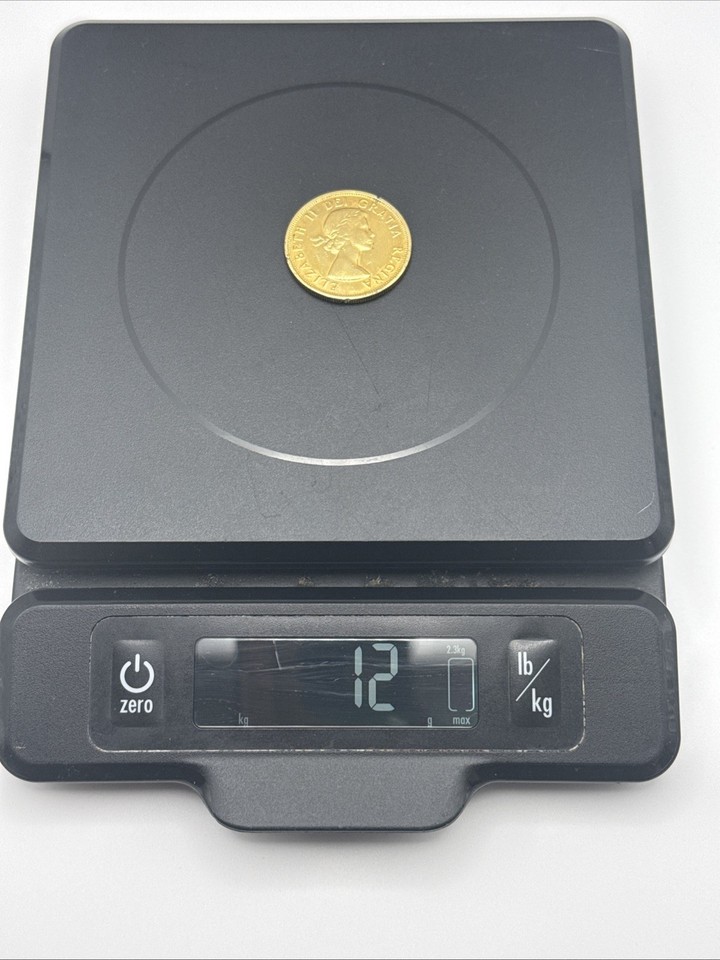 1957 Canada 50 Cents - 80% Silver - Gold Plated - Queen Elizabeth II | eBay