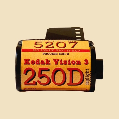 5207 Film rullino Pellicola 35 mm Kodak Motion Picture Vision 3 250D Da ...