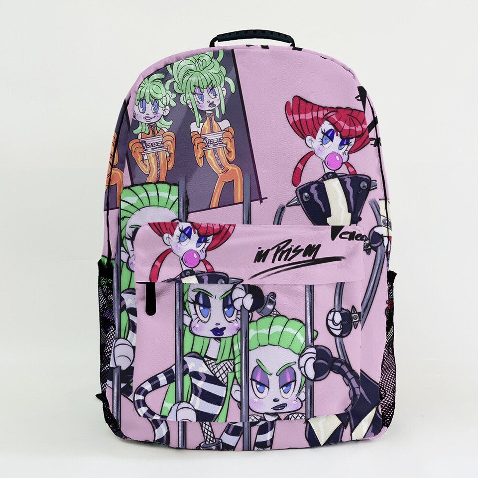 Trolls 3 Velvet and Veneer Full Color Backpack Teenager Travel Bag ...