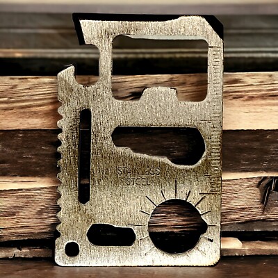 11 Tools Stainless Steel Multipurpose Pocket Survival Tool with case ...