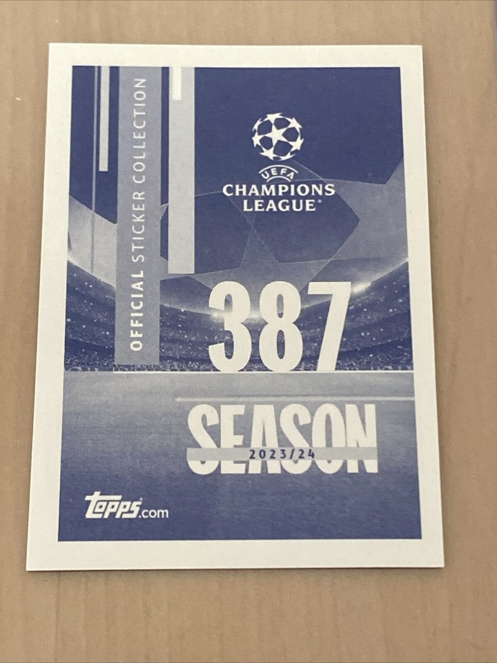 TOPPS Champions League 2023/24 NEXT GEN Sticker #387 BENJAMIN SESKO ...
