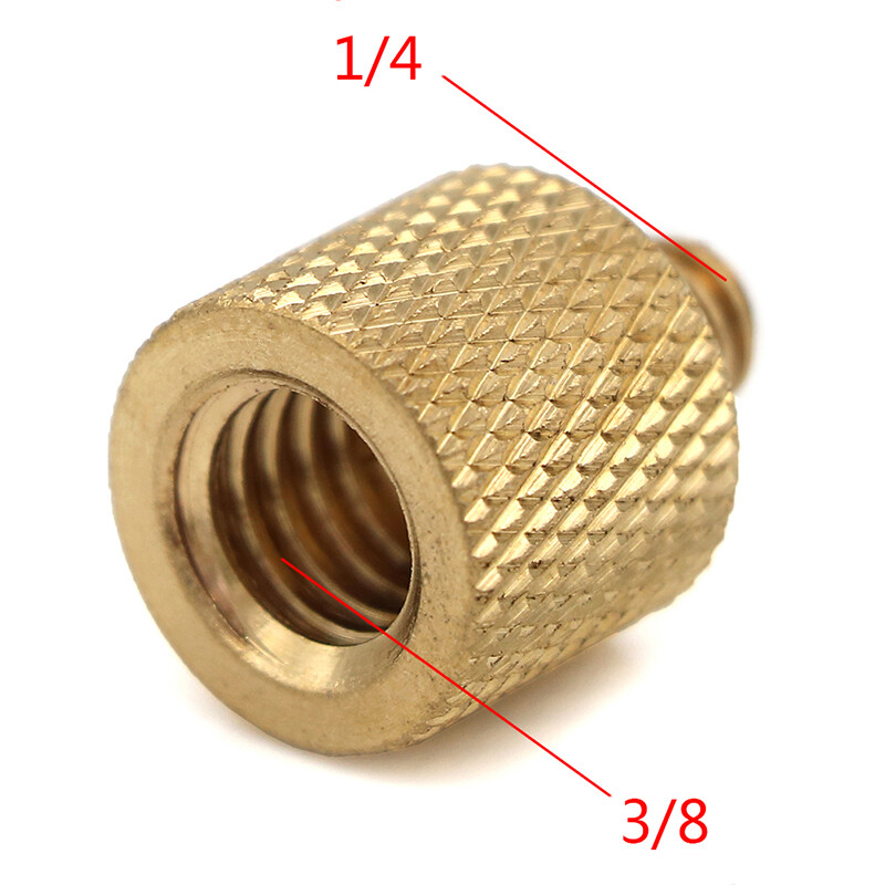 1Pc tripod camera thread screw adapter 3/8 to 1/4 female male converter ...