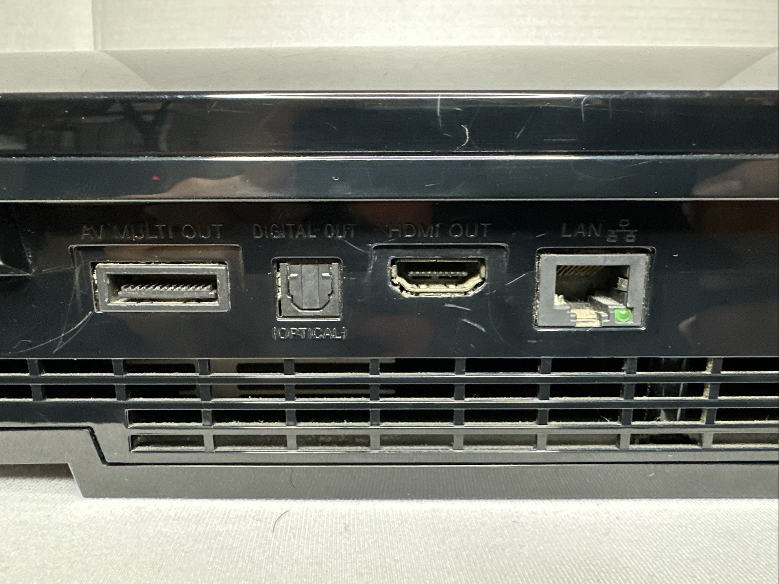 Sony PlayStation 3 PS3 FAT CECHL01 80GB Console 9 Game Bundle Lot ...