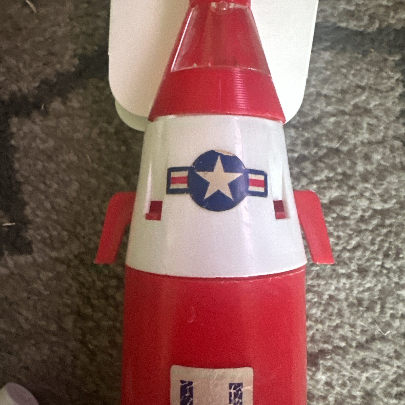 Vintage 1960's Processed Plastics 4 stage USA Apollo Moon Rocket toy ...