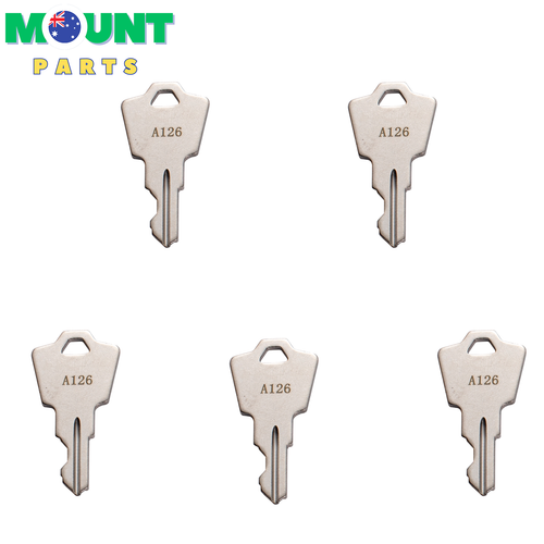 5PCS Replacement Ignition Keys A126 Keys Fire Alarm Remote Panel and ...