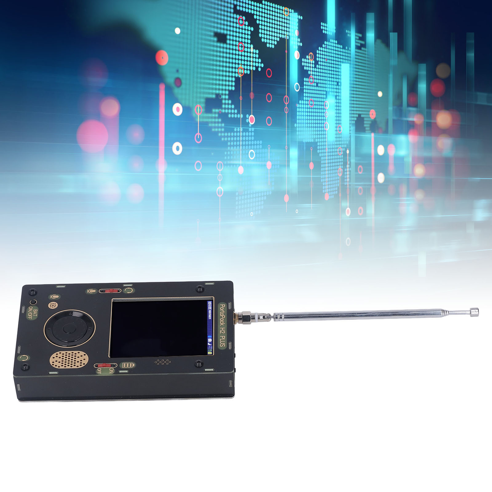 Portable Radio Transceiver 3.2in LCD Touch-Screen 1MHz‑6GHz SDR ...