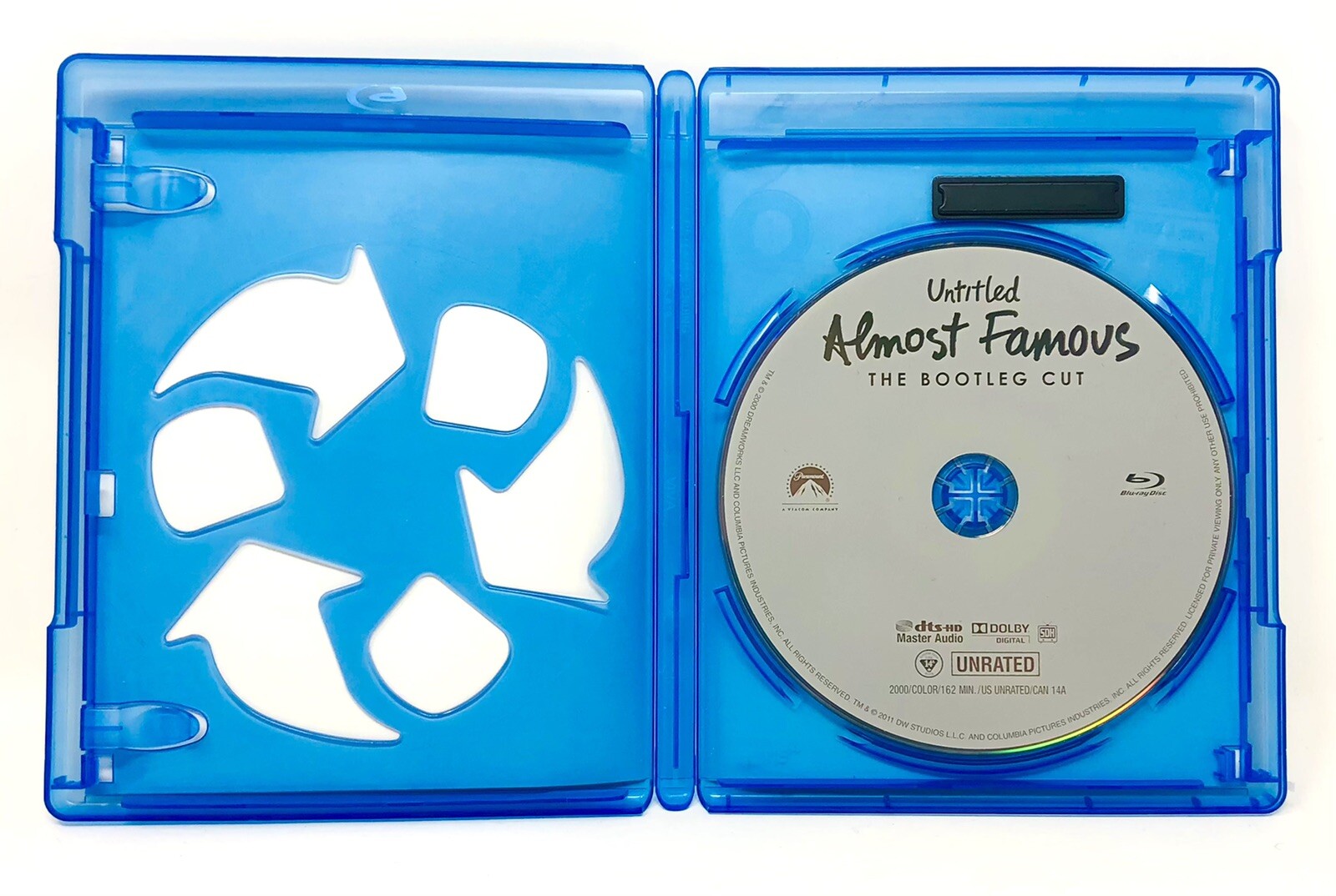 2011 ALMOST FAMOUS Blu-ray Bootleg Cut Director's Edition w/ Slip ...