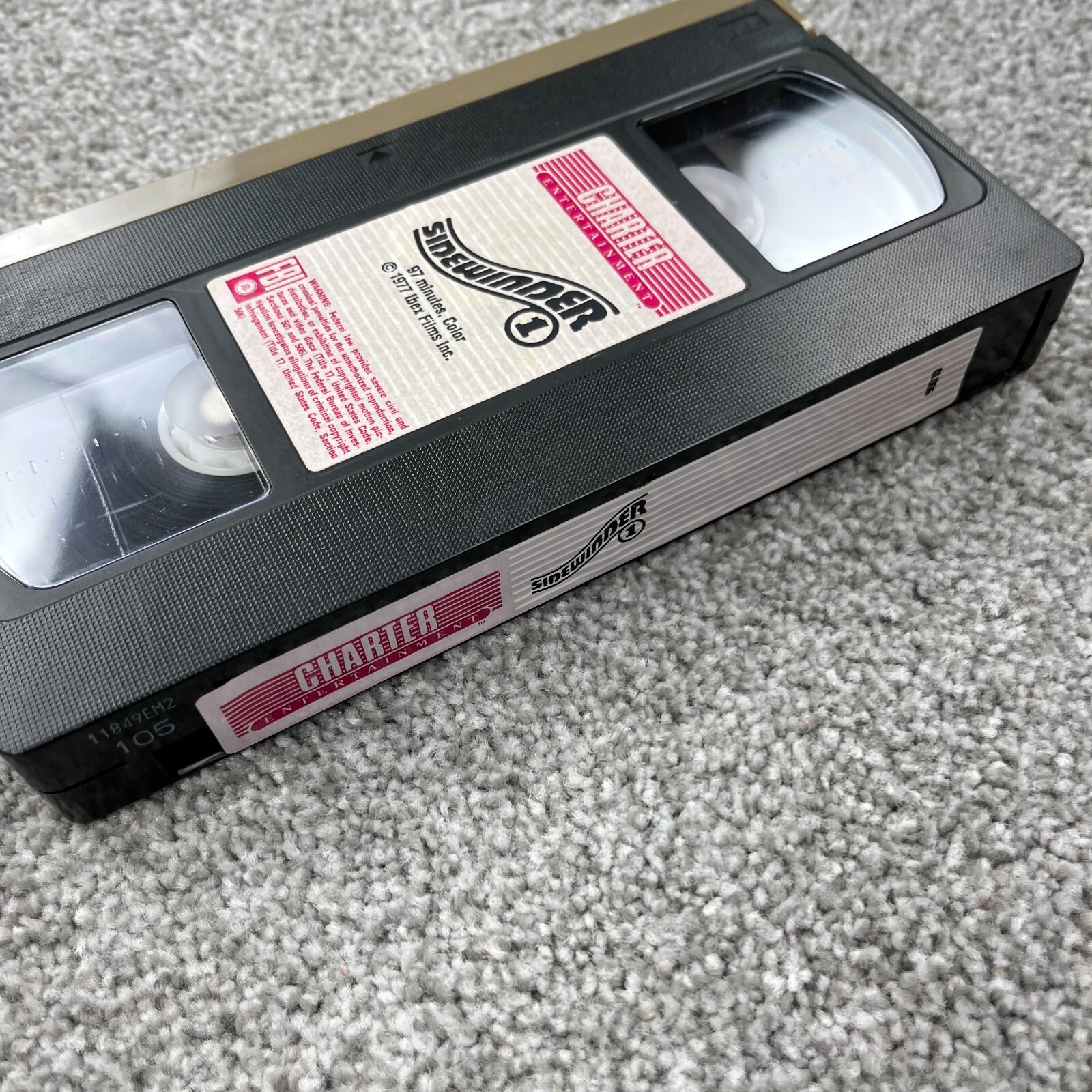Sidewinder VHS VCR Video Tape Dirt Bike Moto Cross Motorcycle Racing ...