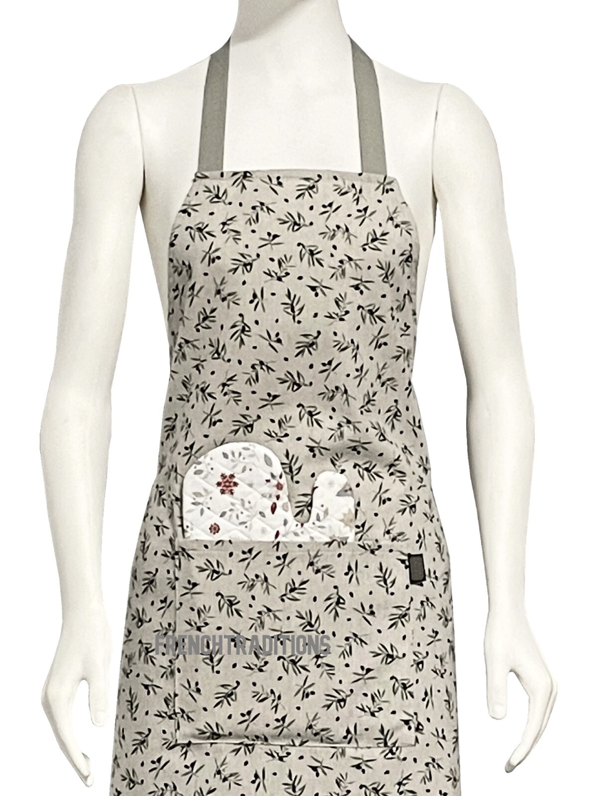 Handmade French Apron - Olives- Made in France | eBay
