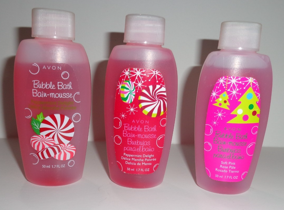 3pc Avon Holiday mini bubble bath 1.7 oz | eBay