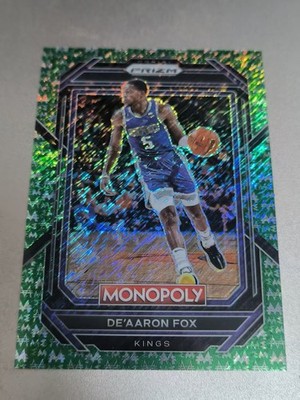 2022-23 Panini Prizm Monopoly De'Aaron Fox Green Money Shimmer /20 | eBay