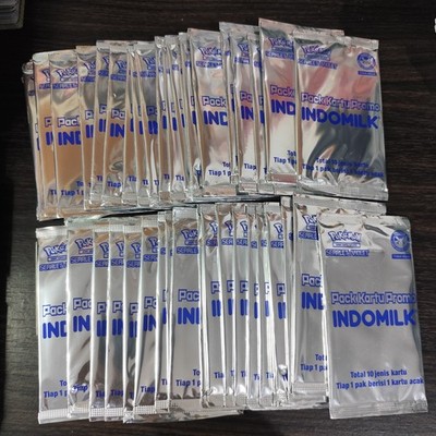 Pokemon Indonesia X50 Booster Promo Pack Indomilk Sealed Original | eBay