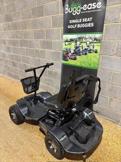 Bugg-Ease Single Seat Golf Buggy with Handlebar Twist Grip & Luxury ...