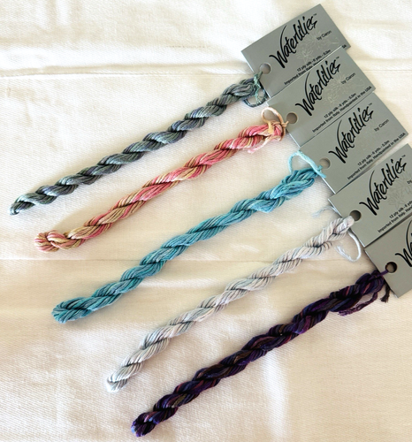 Lot of 5 Caron Waterlilies Silk Threads Floss | eBay