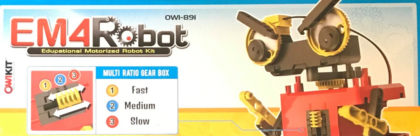 ROBOTIKITS EM4 EDUCATIONAL MOTORIZED ROBOT KIT
