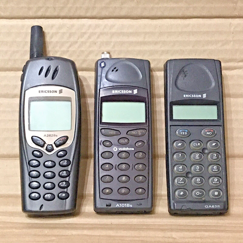 Lot of 3 x Vintage Ericsson Mobile Phone - A2628s, A1018s, GA628 | eBay UK
