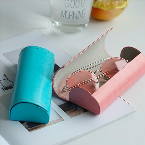 Leather Hard Frame Glasses Case Glasses Box Eyeglass Case Spectacle ...