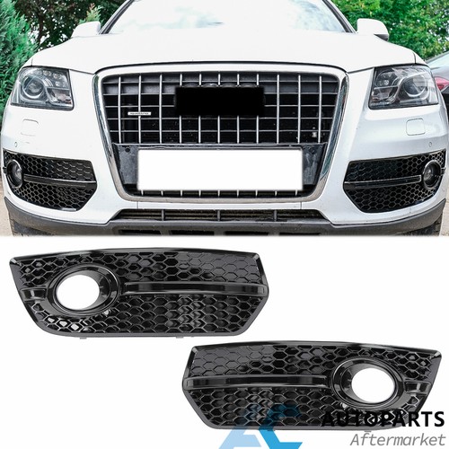 For 09-12 Audi Q5 Fog Light Cover Bezel Lower Grille Pair Left & Right ...