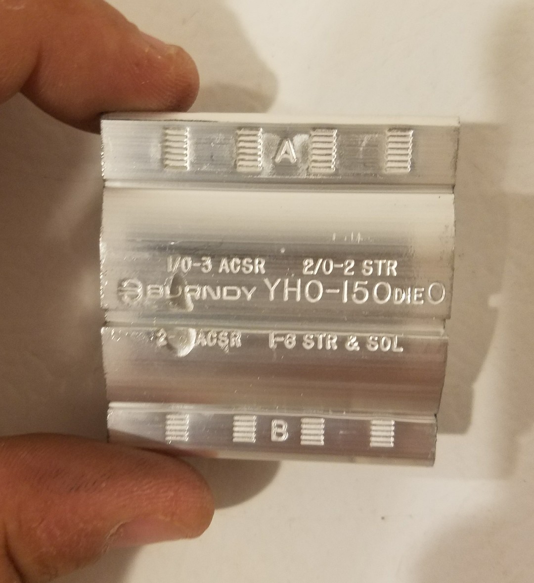 Burndy hycrimp yho-150 compression tap | eBay