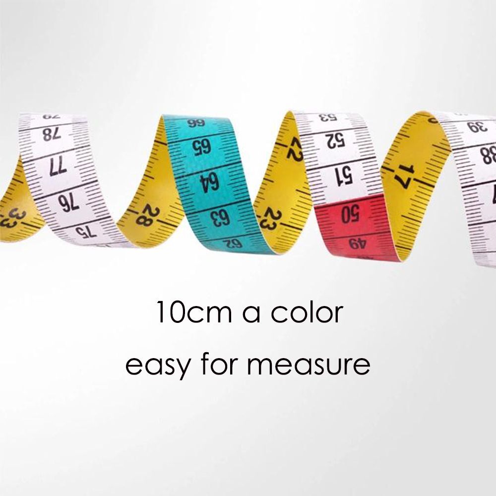 Closure Button Body Measuring Tape Tailor Fabric Sewing Tape Measure ...