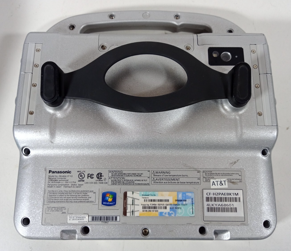 Panasonic Toughbook CF-H2 Intel Core i5-3437U 1.9GHz 4GB RAM 100GB HDD ...