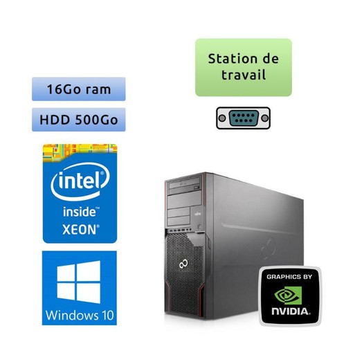 Occasion - Fujitsu Celsius R920 - Windows 10 - E5-2640 16Go 500Go ...