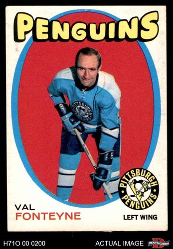 1971 O-Pee-Chee #189 Val Fonteyne Penguins 3 - VG | eBay