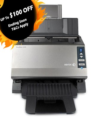 Fuji Xerox DocuMate DM4440 A4 High Speed Document Scanner+Duplex 31PPM ...