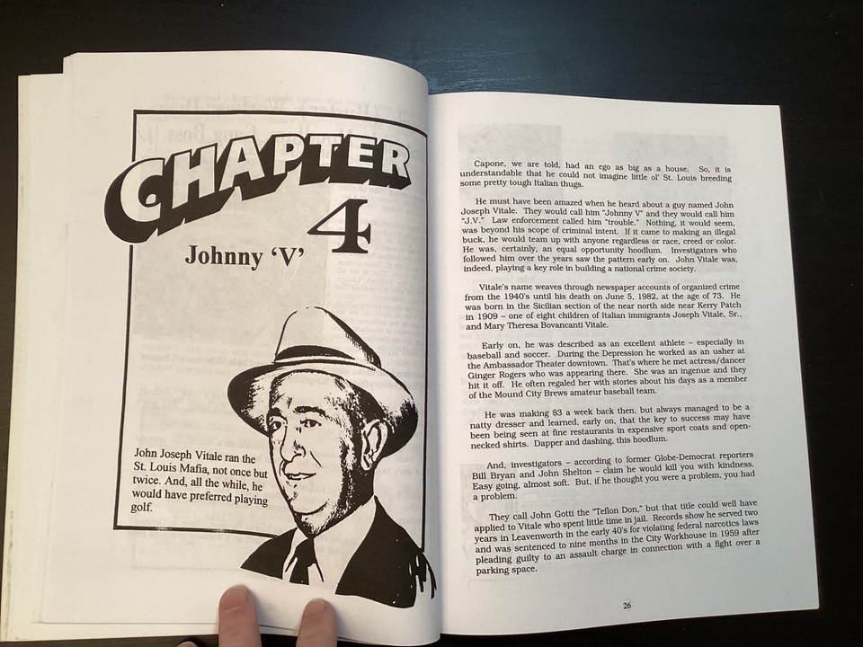 A History of St Louis Gangsters by John Auble - IL MO Mob Chronology ...